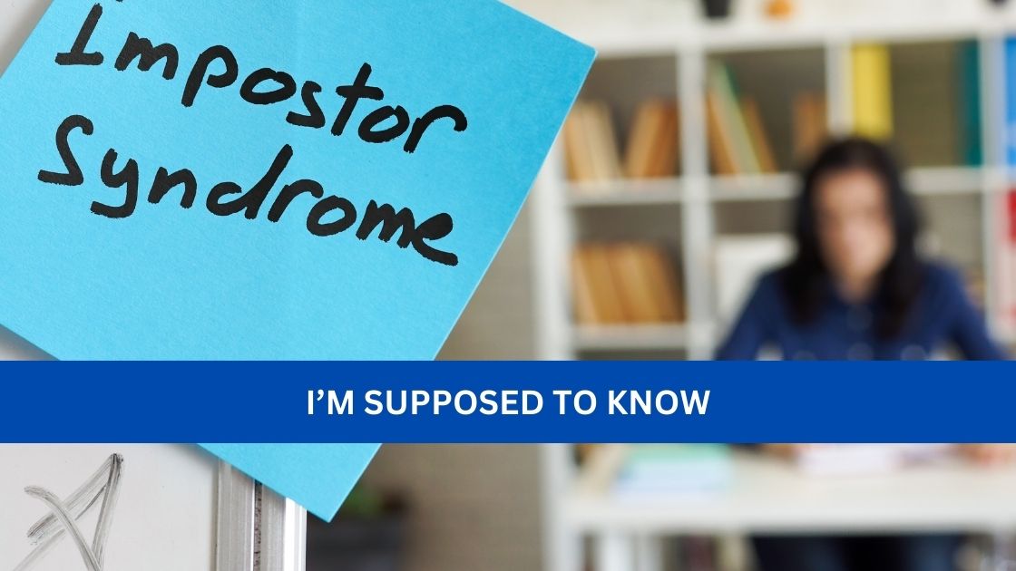 I'm Supposed to Know | Programming Zen